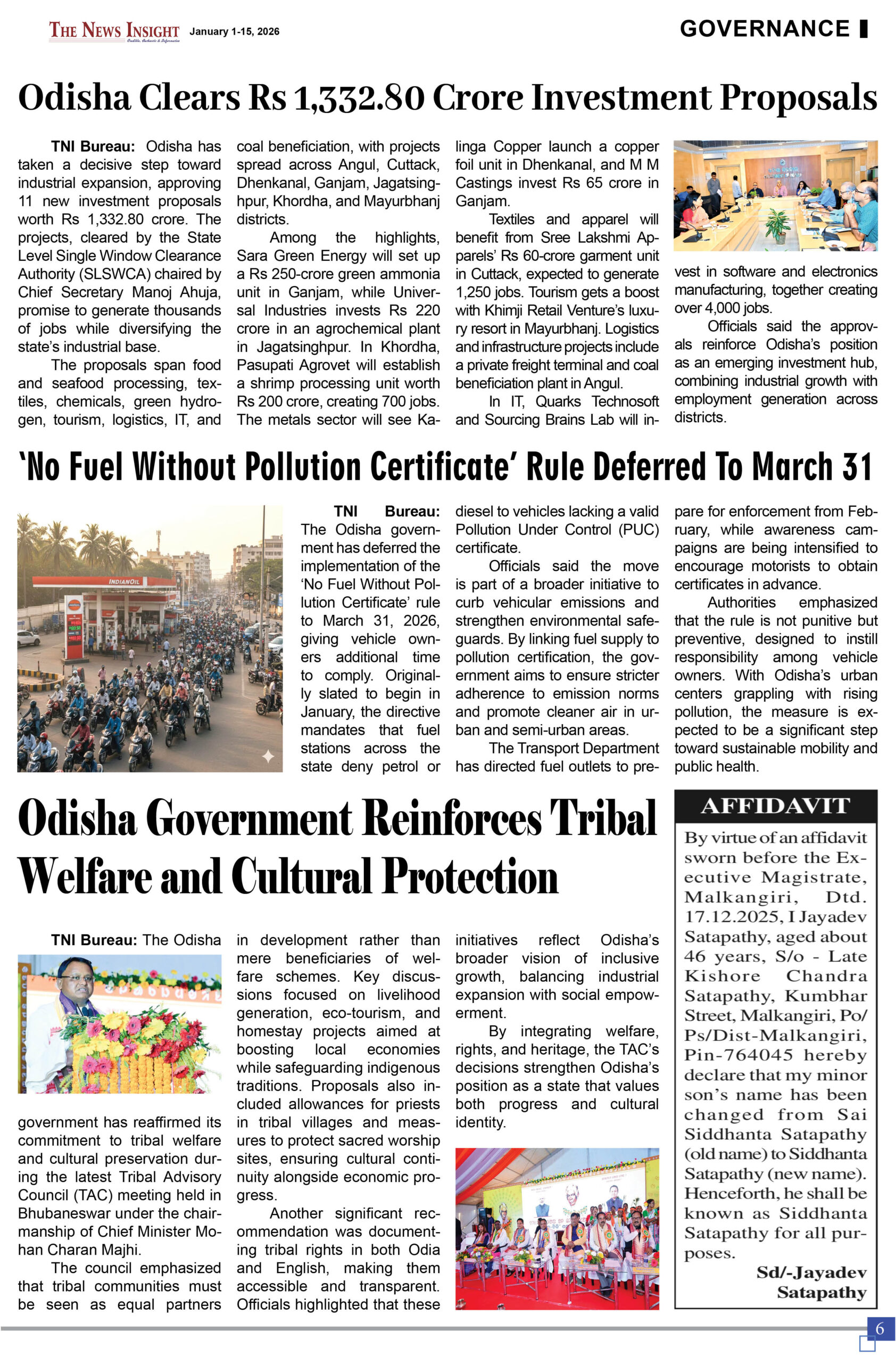 The News Insight (English Fortnightly) Epaper – January 1-15, 2026 ...